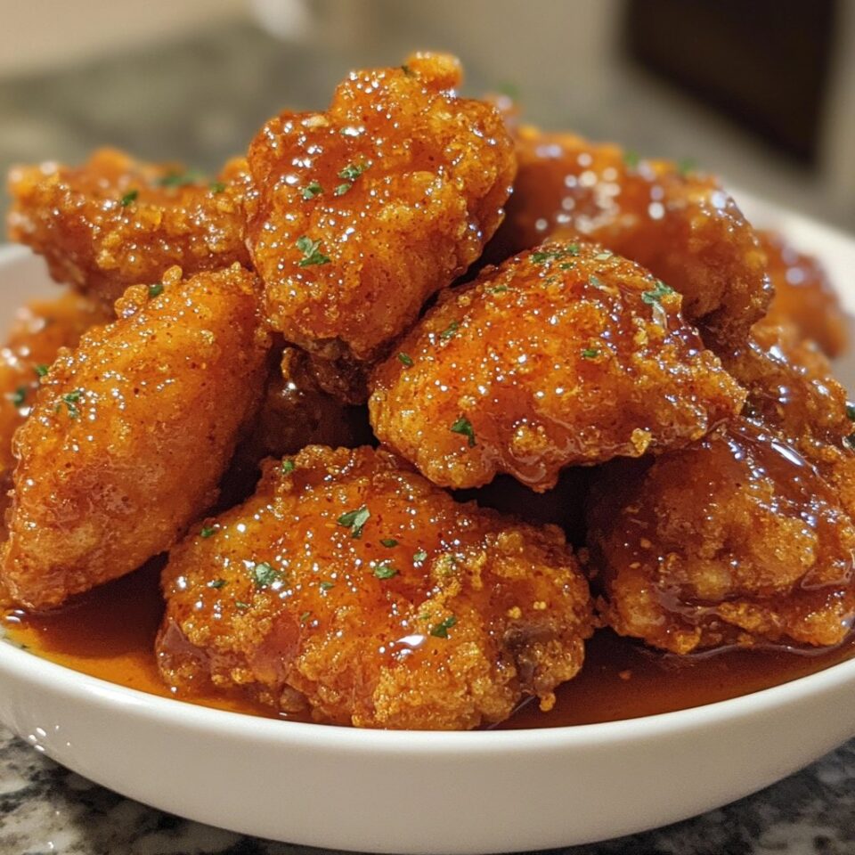 Baked Crunchy Hot Honey Chicken Recipe - Sweet & Spicy Delight - My ...