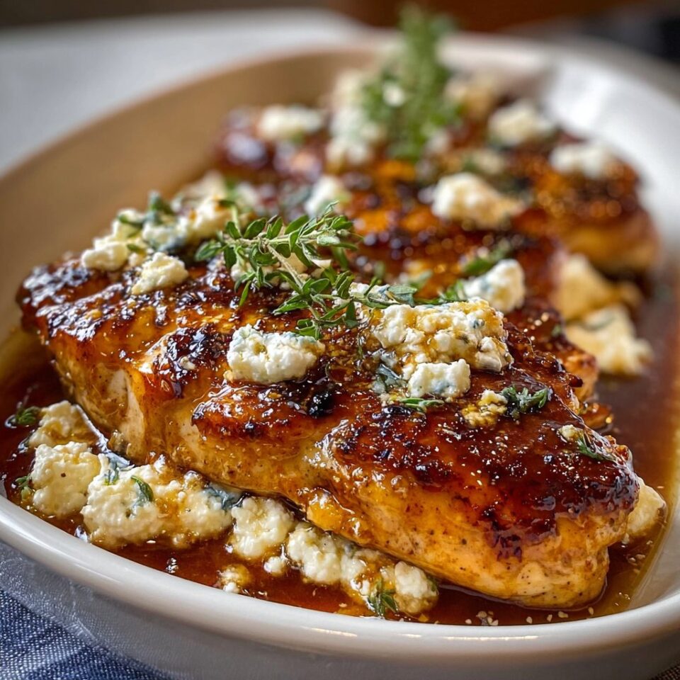 Artisan Hot Honey Infused Feta Chicken - My Daily Cuisine