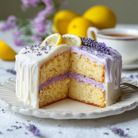 Lemon Lavender Cake - My Daily Cuisine