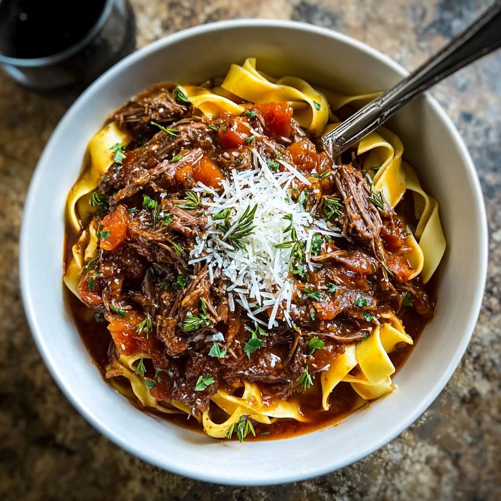 Sunday Slow Cooker Beef Ragu Recipe - My Daily Cuisine