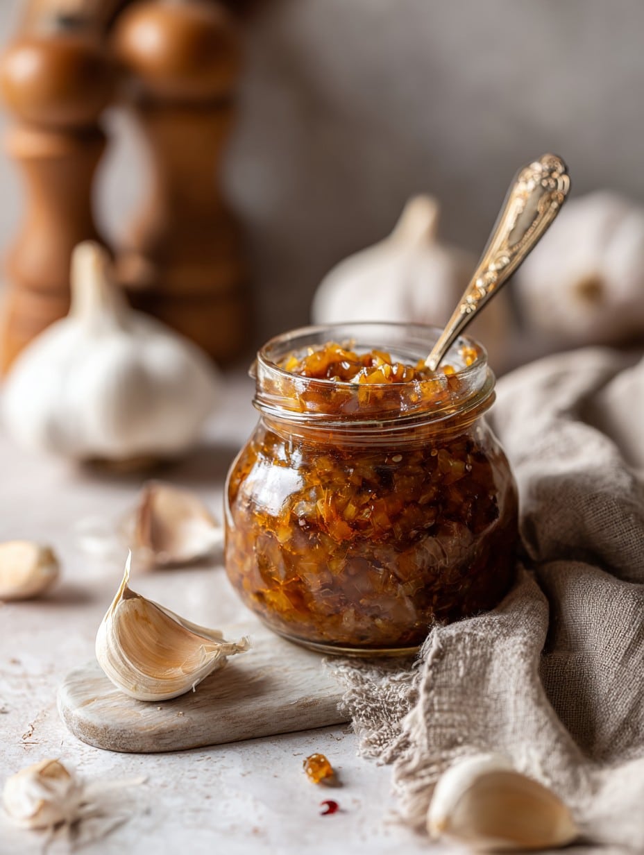 Roasted Garlic Onion Jam Recipe: Sweet & Savory Magic - My Daily Cuisine